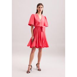 Sommerkleid Seidensticker "Schwarze Rose", Damen, Gr. XS (34), Normalgr&ouml;&szlig;en, rosa, pink, 97% Baumwolle, 3% Elasthan, unifarben, regular fit, V-Ausschnitt, Kleider Sommerkleid, V-Neck Uni