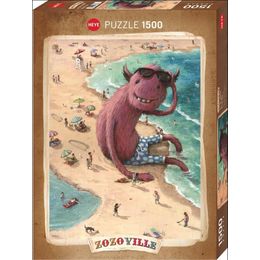 Puzzle Heye "Beach Boy", bunt, Puzzles, KinderB:60cm H:80cm, Pappe, Motiv, Puzzle, Made in Germany, B:60cm H:80cm
