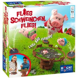 Spiel "&raquo;Flieg, Schweinchen, flieg&laquo;", bunt, HUTTER TRADE SELECTION, Spiele, Kinder, Spiel