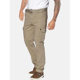Cargohose Jan Vanderstorm "Cargohose GUNNMARK", Herren, Gr. 30, N-Gr, beige, Obermaterial: 98% Baumwolle CO. 2% Elasthan EL., Hosen Cargohose