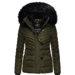 Winterjacke Navahoo "Winterjacke Wisteriaa", Damen, Gr. XS, gr&uuml;n (olive), Obermaterial: 100% Polyester PES. Obermaterial: Futter: 100% Polyester PES. 100% Polyester PES., Jacken Winterjacke