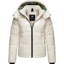 Steppjacke Ragwear "Winterjacke Roobie", Damen, Gr. L, wei&szlig; (sanftes wei&szlig;), Obermaterial: 100% Nylon NY. Obermaterial: Futter: 100% Polyester PES. 100% Polyester PES., Jacken Steppjacke