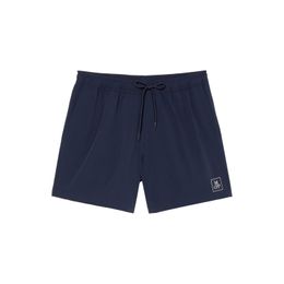 Marc O'Polo Badeshorts MARC O'POLO "Badeshorts Woven Swim Shorts ESSENTIALS 1er Pack", Gr. XL, N-Gr, blau, Obermaterial: 100% Polyester PES., Badehosen Badeshorts