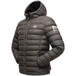 Winterjacke STONE HARBOUR "Regenjacke Zaharoo", Herren, Gr. XXL, grau (anthrazit), Obermaterial: 95% Polyester PES. 5% Polyurethan PU. Obermaterial: Futter: 100% Polyester PES. 100% Polyester PES., Jacken Winterjacke
