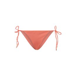 Bikini-Hose BOSS "BELLA SIDE TIE", Damen, Gr. L (40), N-Gr, lila (open lila 550), Microfaser, Polyester, unifarben, Badehosen Bikini-Hose, mit BOSS Metalllogo