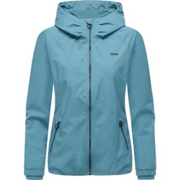 Funktionsjacke Ragwear "Funktionsjacke Dizzie B YOUMODO", Damen, Gr. XL, blau (stone blau), Obermaterial: 100% Polyester PES. Obermaterial: Futter: 100% Polyester PES., Jacken Funktionsjacke