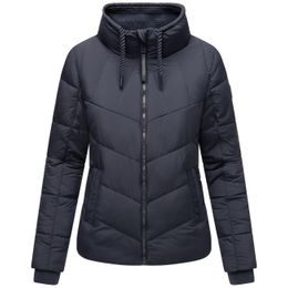 Steppjacke Navahoo "Steppjacke Liebesfee 14", Damen, Gr. M, blau (navy), Obermaterial: 100% Polyester Pol. recyc.. Obermaterial: Futter: 100% Polyester Pol. recyc.. 100% Polyester Pol. recyc.., Jacken Steppjacke