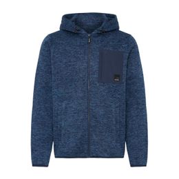 Fleecejacke Blend "Fleecejacke BHMMelfex", Herren, Gr. XL, blau (marineblaus), Obermaterial: 100% Polyester PES., Jacken Fleecejacke