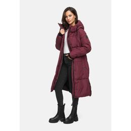 Winterjacke Marikoo "Marikoo Michikoo Damen Winterjacke gesteppt N082", Damen, Gr. XS, rot (wine), Obermaterial: 100% Polyester PES., Jacken Winterjacke