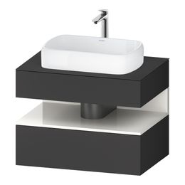 Duravit Waschtischunterschrank Qatego 80x55x60cm, w g/Gra m, Pl, 1 Schubkast. (QA4730022490000)