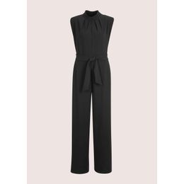 Madeleine Mode Overall MADELEINE "Overall Overall", Damen, Gr. 46, N-Gr, schwarz, Obermaterial: 65% Polyester PES. 31% Viskose CV. 4% Elasthan EL., Overalls Overall