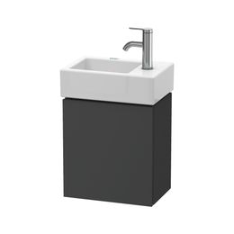 Duravit Waschtischunterschrank L-Cube 36,4x24,1x40cm, wandh&auml;ngend, T&uuml;r li, graph ma (LC6293L4949)
