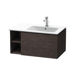 Duravit Waschtischunterschrank L-Cube 82x48,1x40cm, 1 A, B re, Ei dkl. geb. (LC619207272)