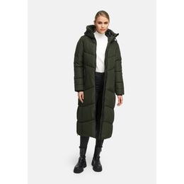Winterjacke Marikoo "Marikoo Firella Damen Winter Steppmantel Winterjacke Parka N065", Damen, Gr. M, gr&uuml;n (schwarzolive), Obermaterial: 100% Polyester PES., Jacken Winterjacke