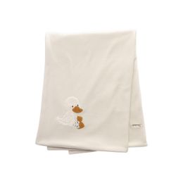 Babydecke Sterntaler "Babydecke Micorfleece ENTE Edda", Baby, beige (ecru), Obermaterial: 100% Polyester PES., Wohndecken Babydecke