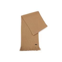 Schal BOSS "Schal Albas", Herren, beige, Obermaterial: 100% Schurwolle WV., Modet&uuml;cher Schal