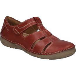 Slipper Josef Seibel "Fergey 59, rot", Damen, Gr. 41, rot, Obermaterial: 100% Rindsleder Leather cow., Schuhe Slipper