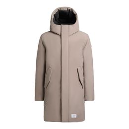 Wintermantel Khujo "Wintermantel Fogg", Herren, Gr. S, beige (greige), Obermaterial: 100% Polyester PES. Obermaterial: Futter: 100% Nylon NY. 100% Polyester PES., M&auml;ntel Wintermantel