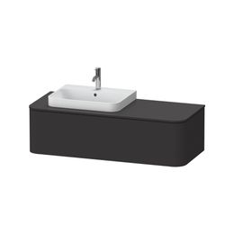 Duravit Waschtischunterschrank Happy D.2 Plus 130x55cm, 1 A, f AWT, B li, graph matt (HP4942L8080)