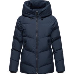 Steppjacke Ragwear "Steppjacke Cessi", Damen, Gr. 3XL, blau (navy), Obermaterial: 100% Polyester PES. Obermaterial: Futter: 100% Polyester PES. 100% Polyester PES., Jacken Steppjacke