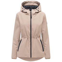 Outdoorjacke Marikoo "Marikoo Katzilein Damenjacke N127", Damen, Gr. XL, grau (taupe grau), Obermaterial: 100% Polyester PES., Jacken Outdoorjacke
