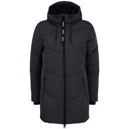 Parka oxmo "Parka OXJunchen", Damen, Gr. L, schwarz, Obermaterial: 100% Polyester PES., Jacken Parka