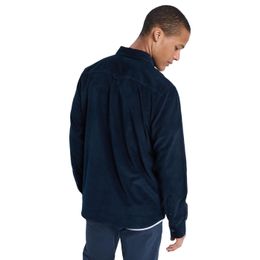 Langarmhemd Quiksilver "Smoke Trail Cord", Herren, Gr. M, US-Gr&ouml;&szlig;en, schwarz navy, Obermaterial: 100% Walkfrottier;, Hemden Langarmhemd
