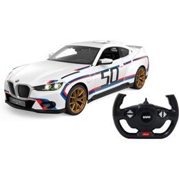 RC-Auto Jamara "BMW 3.0 CSL 1:14 wei&szlig; 2,4GHz T&uuml;r manuell", wei&szlig;, Fernlenkfahrzeuge, KinderB:14,5cm H:9,7cm T:34cm, Kunststoff, RC-Auto, im Ma&szlig;stab 1:14, mit LED Beleuchtung, B:14,5cm H:9,7cm T:34cm