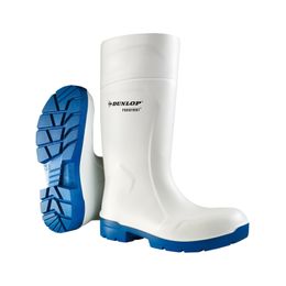 Gummistiefel Dunlop "Purofort Foodpro MultiGrip", Damen, Gr. 43, wei&szlig;, Obermaterial: 100% Polyurethan PU., Schuhe Gummistiefel