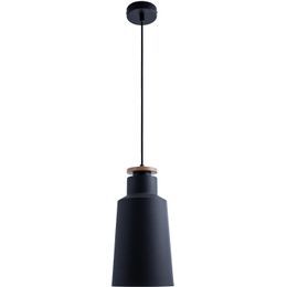 Paco Home Pendelleuchte "JACK I", grau (anthrazit), 1, &Oslash; 19cm H: 35,5cm, Leuchten, H&auml;ngelampe Esszimmer K&uuml;chenlampe Esstischlampe Skandinavisch E27, Pendelleuchte