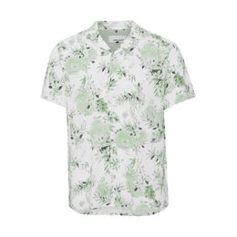 Kurzarmshirt Blend "Kurzarmhemd BHShirt", Herren, Gr. XXL, gr&uuml;n (dill), Obermaterial: 100% Viskose CV., Hemden Kurzarmshirt
