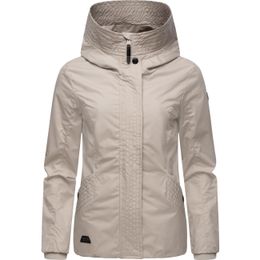 Outdoorjacke Ragwear "Outdoorjacke Vannesa", Damen, Gr. 3XL, beige (bone), Obermaterial: 100% Polyester PES. Obermaterial: Futter: 100% Polyester PES., Jacken Outdoorjacke