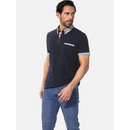Poloshirt Babista "Poloshirt CALETELLI", Herren, Gr. XL, blau (dunkelblau), Obermaterial: 100% Baumwolle CO., Shirts Poloshirt