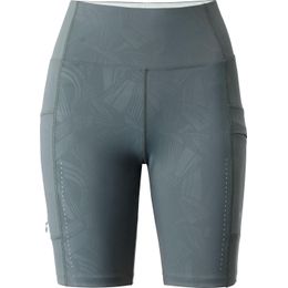 Radlerhose LPO "Damen Radlerhose Romie", Damen, Gr. 36/38 (M), Normalgr&ouml;&szlig;en, gr&uuml;n (balsam gr&uuml;n), Wirkware: Active Dry, all-over Pr&auml;ge-Muster - 77% PES, 23% EL, Hosen Radlerhose