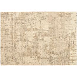 Wollteppich OCI DIE TEPPICHMARKE "RAW SIRA", beige (natur), B:170cm H:6mm L:240cm, Wolle, Teppiche, Wollteppich, handgekn&uuml;pft, echter Nepal, Naturfaser, Wohnzimmer