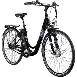 Z&uuml;ndapp Z&uuml;ndapp Green 3.7 E Bike Damenfahrrad schwarz blau