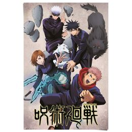 Poster Reinders "Jujutsu Kaisen - Jujutsushi", bunt (farbe bild(er): mehrfarbig), B:61cm H:91,5cm T:0,1cm, Bilder, Poster