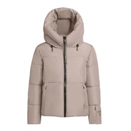 Steppjacke Khujo "Steppjacke Audrey Matt", Damen, Gr. XL, grau (greige), Obermaterial: 100% Polyester PES. Obermaterial: Futter: 100% Nylon NY. 100% Polyester PES., Jacken Steppjacke