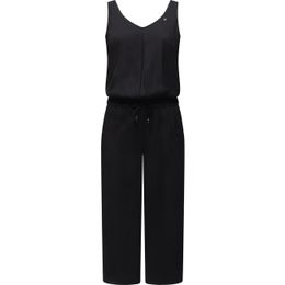 Jumpsuit Ragwear "Jumpsuit Suky", Damen, Gr. XXL, N-Gr, schwarz (schwarz23), Obermaterial: 80% Viskose CV. 20% Polyester PES., Overalls Jumpsuit
