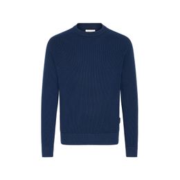 Strickfleece-Pullover Casual Friday "Strickpullover CFNordin", Herren, Gr. XXL, blau (navy blazer), Obermaterial: 100% Baumwolle CO., Pullover Strickfleece-Pullover