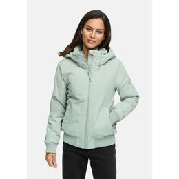 Winterjacke Marikoo "Marikoo Mooni Damen Herbst Caban Jacke N084", Damen, Gr. 3XL, gr&uuml;n (smokey mint), Obermaterial: 100% Nylon NY., Jacken Winterjacke