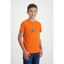 T-Shirt CMP, Jungen, Gr. 128, carrot, Obermaterial: 100% Baumwolle, Rundhals, Shirts T-Shirt, f&uuml;r Kinder