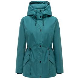 Outdoorjacke Marikoo "Marikoo Bonbonparty Damenjacke N124", Damen, Gr. 3XL, blau (ocean gr&uuml;n), Obermaterial: 100% Polyester PES., Jacken Outdoorjacke