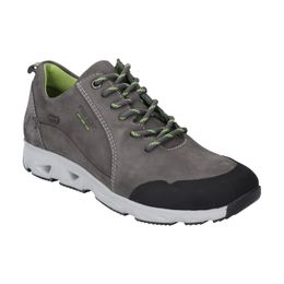 Sneaker Josef Seibel "Noih 52, asphalt-kombi", Damen, Gr. 36, grau (asphalt, kombi), Obermaterial: 100% Rindsleder Leather cow., Schuhe Sneaker