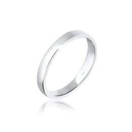 Silberring Elli "Ring Basic Ehering Partnerring Damen 925er Silber" Gr. 58, silber, Fingerringe, Damen, 58, Silber 925 (Sterlingsilber), Silberring