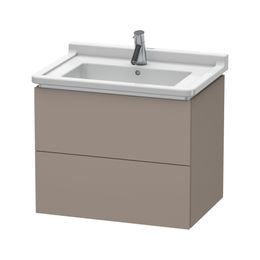 Duravit Waschtischunterschrank L-Cube 67x46,9cm, bas. ma, 2 Schub., wandh&auml;ngend (LC626404343)