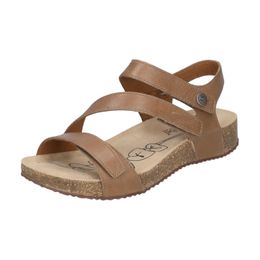 Sandale Josef Seibel "Tonga 25, beige", Damen, Gr. 39, beige (creme), Obermaterial: 100% Rindsleder Leather cow., Schuhe Sandale
