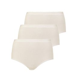 Taillenslip Nina von C. "3er Pack Damen Taillenslip Slipboutique", Damen, Gr. 48, beige (champagner), Obermaterial: 100% Baumwolle CO., Unterhosen Taillenslip