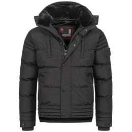 Winterjacke Alessandro Salvarini "A. Salvarini Herren Winterjacke AS281", Herren, Gr. XL, schwarz, Obermaterial: 100% Polyester PES., Jacken Winterjacke