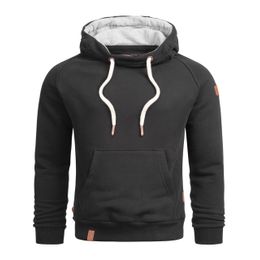 Kapuzenpullover Alessandro Salvarini "Alessandro Salvarini Herren Hoodie AS290", Herren, Gr. XL, schwarz, Obermaterial: 65% Baumwolle CO. 35% Polyester PES., Sweatshirts Kapuzenpullover